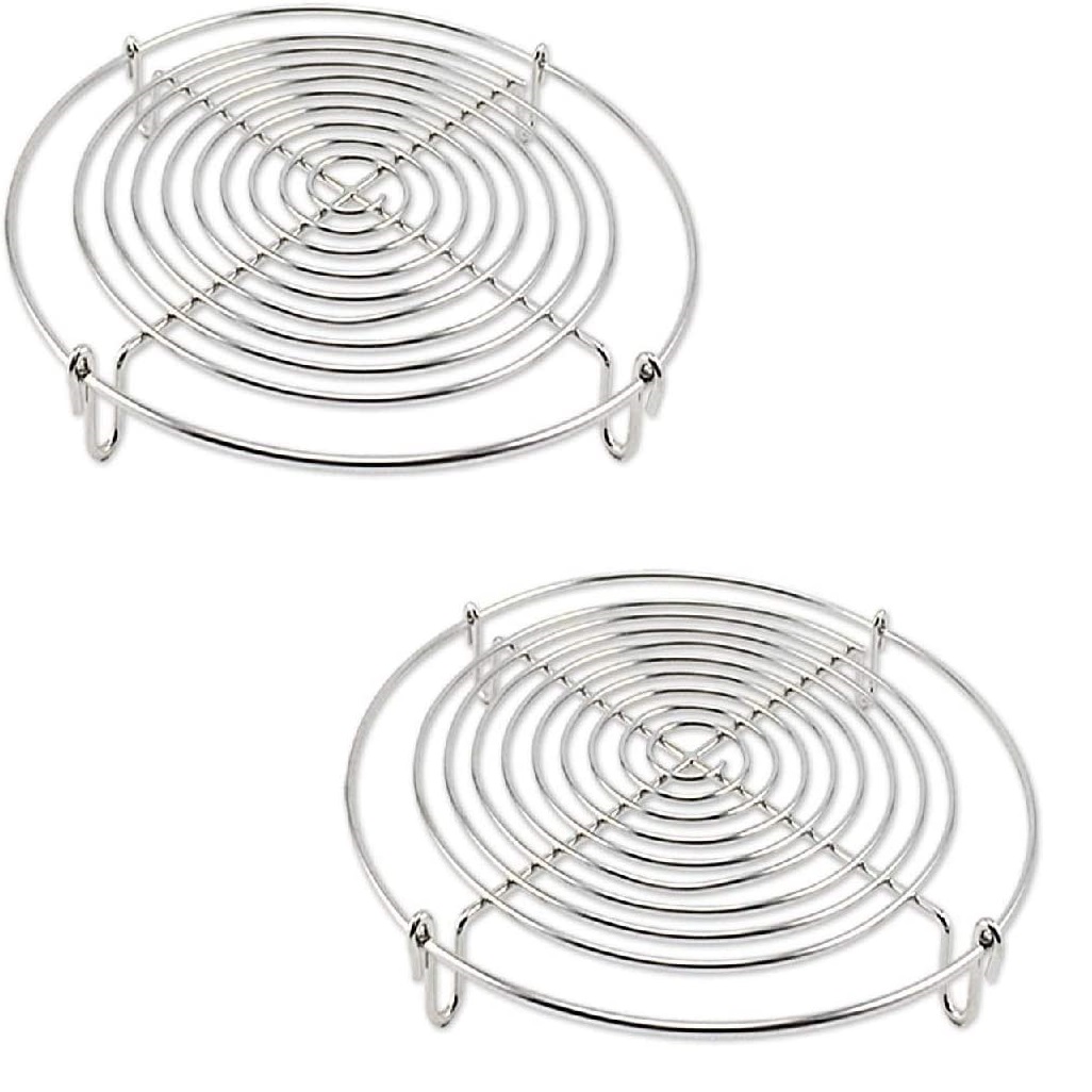 leaveforme Round Cooking Rack, Baking Cooling Steaming Grilling Rack ...