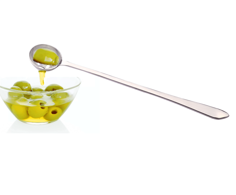 i Kito Small Slotted Olive Spoon with Holes, 8inch Silver Pickle Olive ...