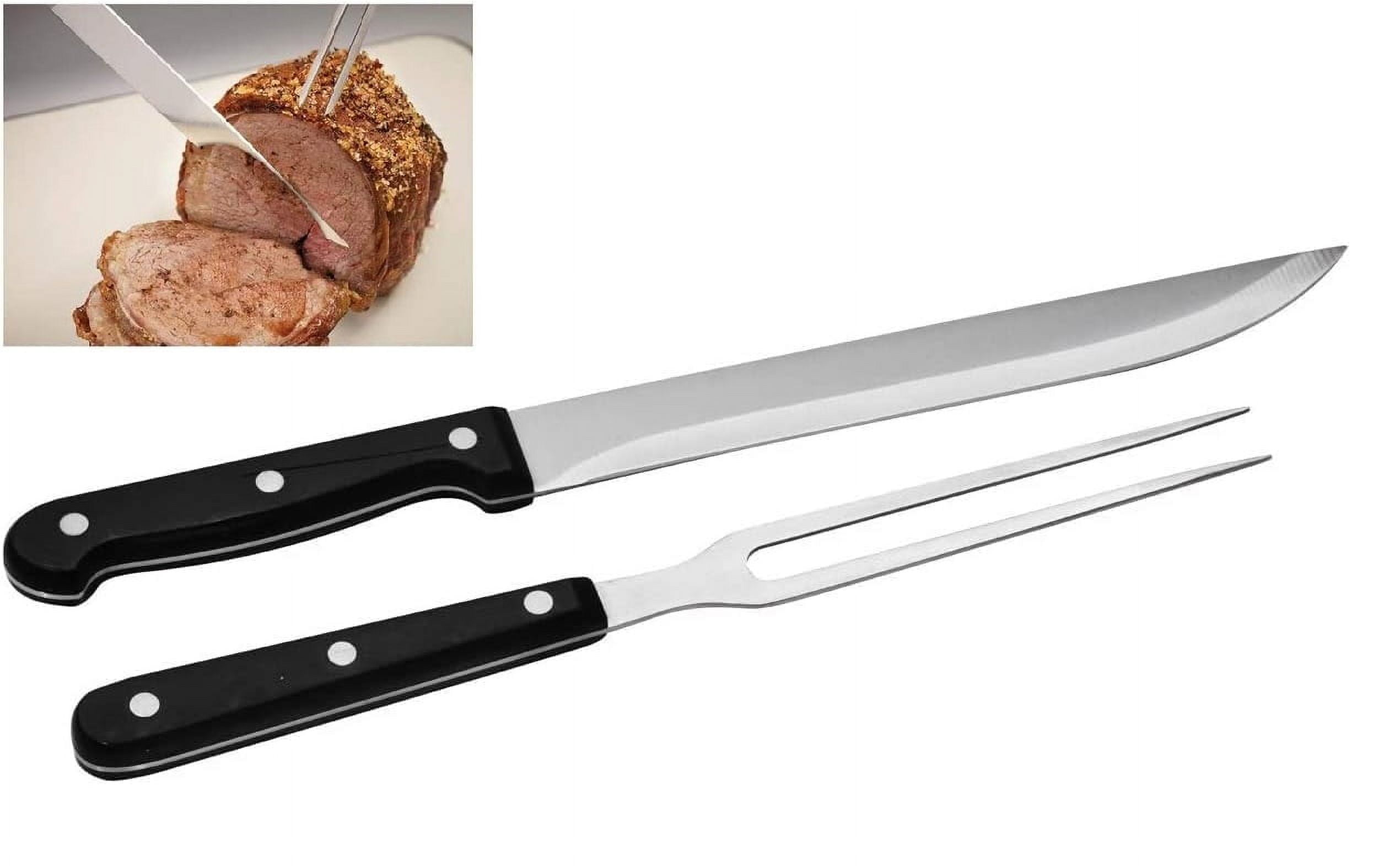 i Kito Stainless Steel Large Food Slicing Cut Knives, Meat Carving and ...
