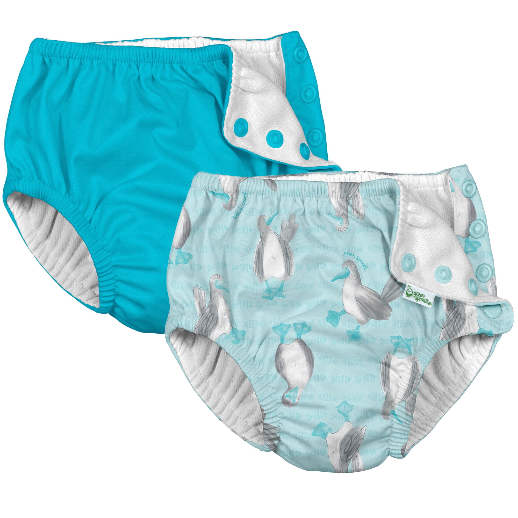 i Play (2 Pack) Boys Reusable Absorbent Baby Swim Diapers - Swimming ...