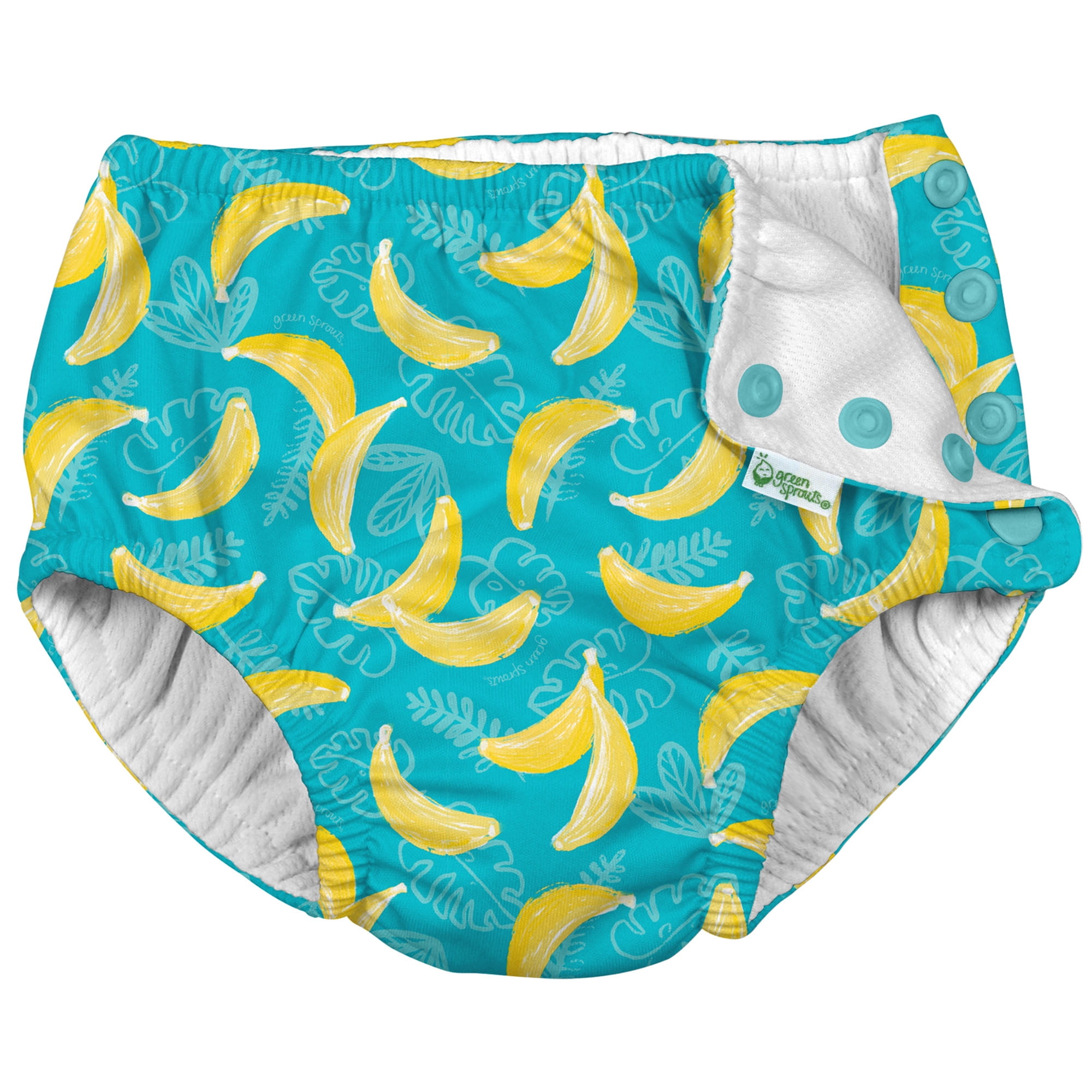 i Play Boys Reusable Absorbent Baby Swim Diapers Aqua Bananas 24 Months ...