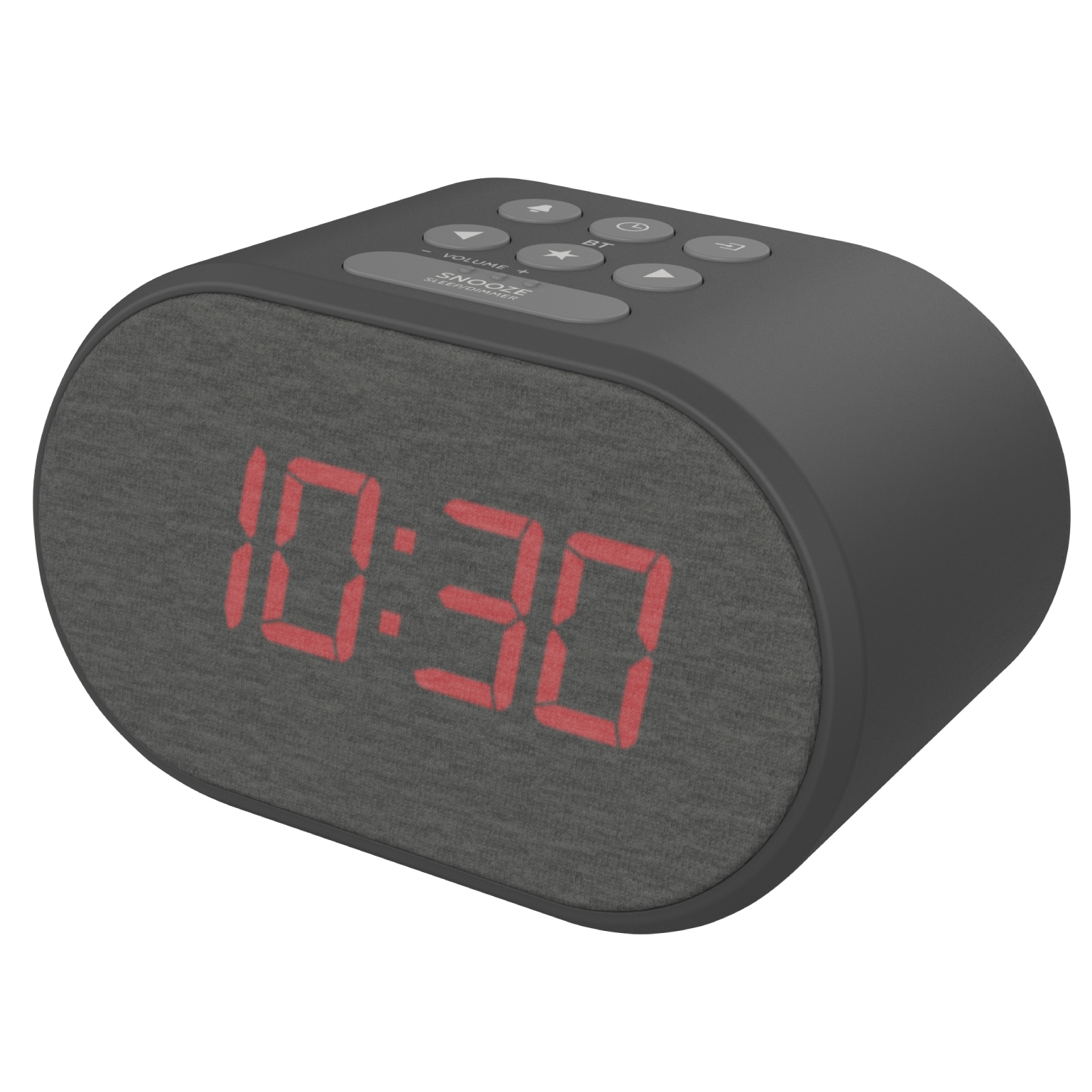 SXE86034 1" BLUE LED ALARM CLOCK W/2A USB - Walmart.com