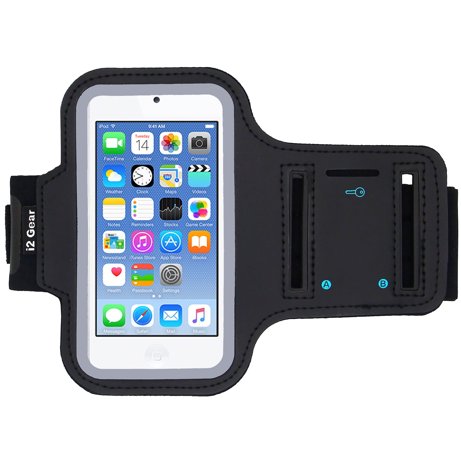 i2 Gear Sports Armband Case with Headphone Loop Strap for iPod Touch ...