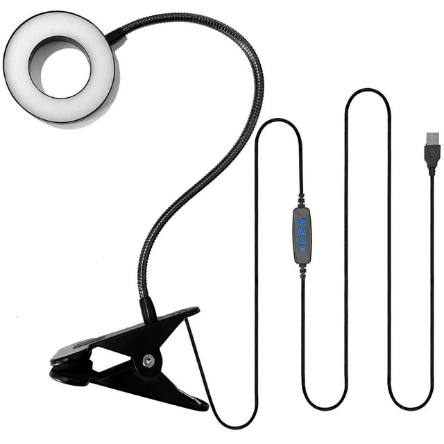 i2 Gear USB LED Lamp with Desk Clamp for Video Conference, Zoom ...