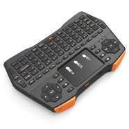 H18 2.4GHz Wireless Keyboard Full Touchpad Remote Control Keyboard ...
