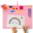 iArtker Silicone Painting Mat 20"×16" Silicone Craft Mat with Removable ...