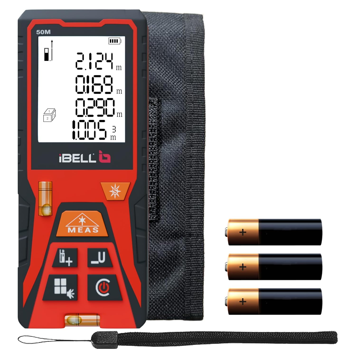 iBELL DM12002 Laser Distance Meter 120M Indoor Outdoor MaxMin ...