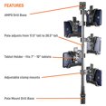 iBOLT TabDock Point of Purchase/POS Wall Mount - with 5 Tablet Holders ...