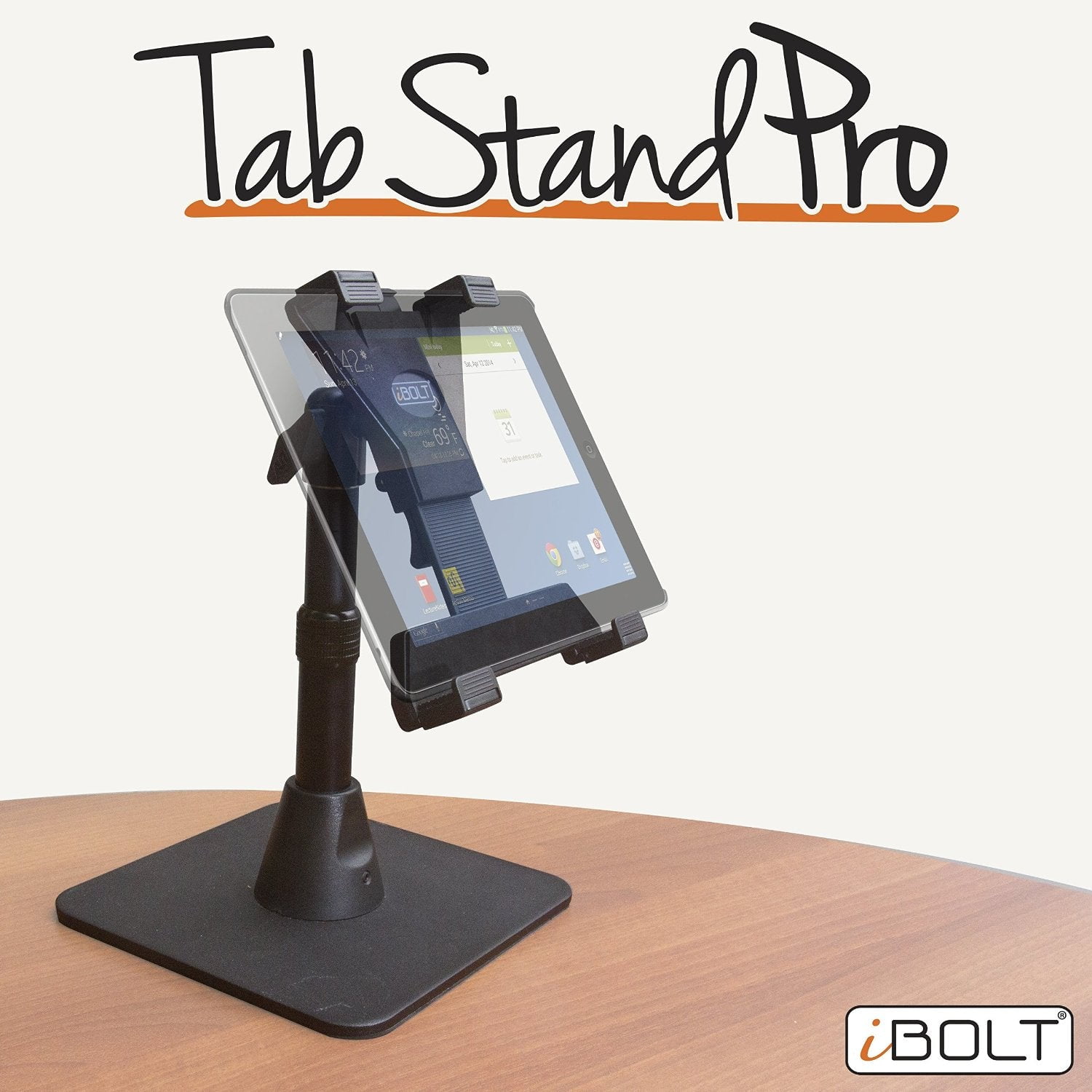 iBOLT TabStandPro - Heavy Duty Metal Weighted Base Table Mount for All ...