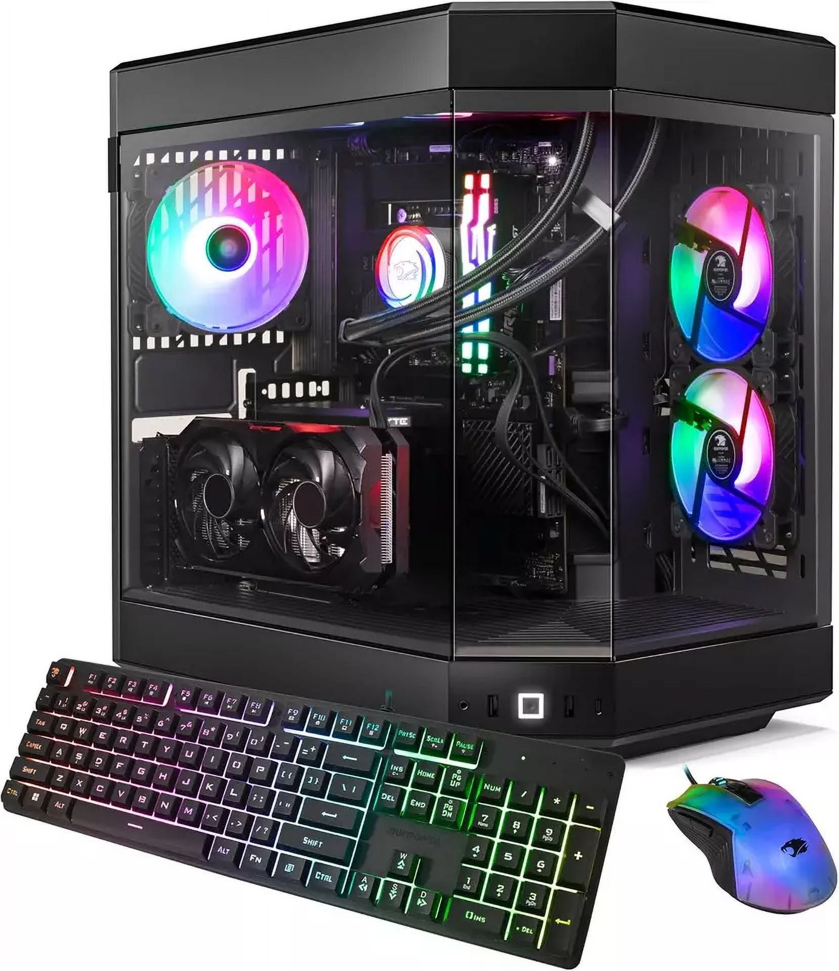 iBUYPOWER Y60 Black Gaming PC Computer Desktop Y60BA9N47TS03 (AMD Ryzen ...