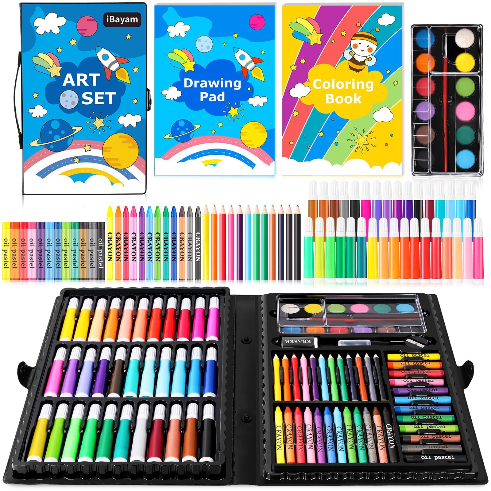 iBayam Art Supplies, 149-Pack Drawing Kit AIS1 Painting Art Set Art ...