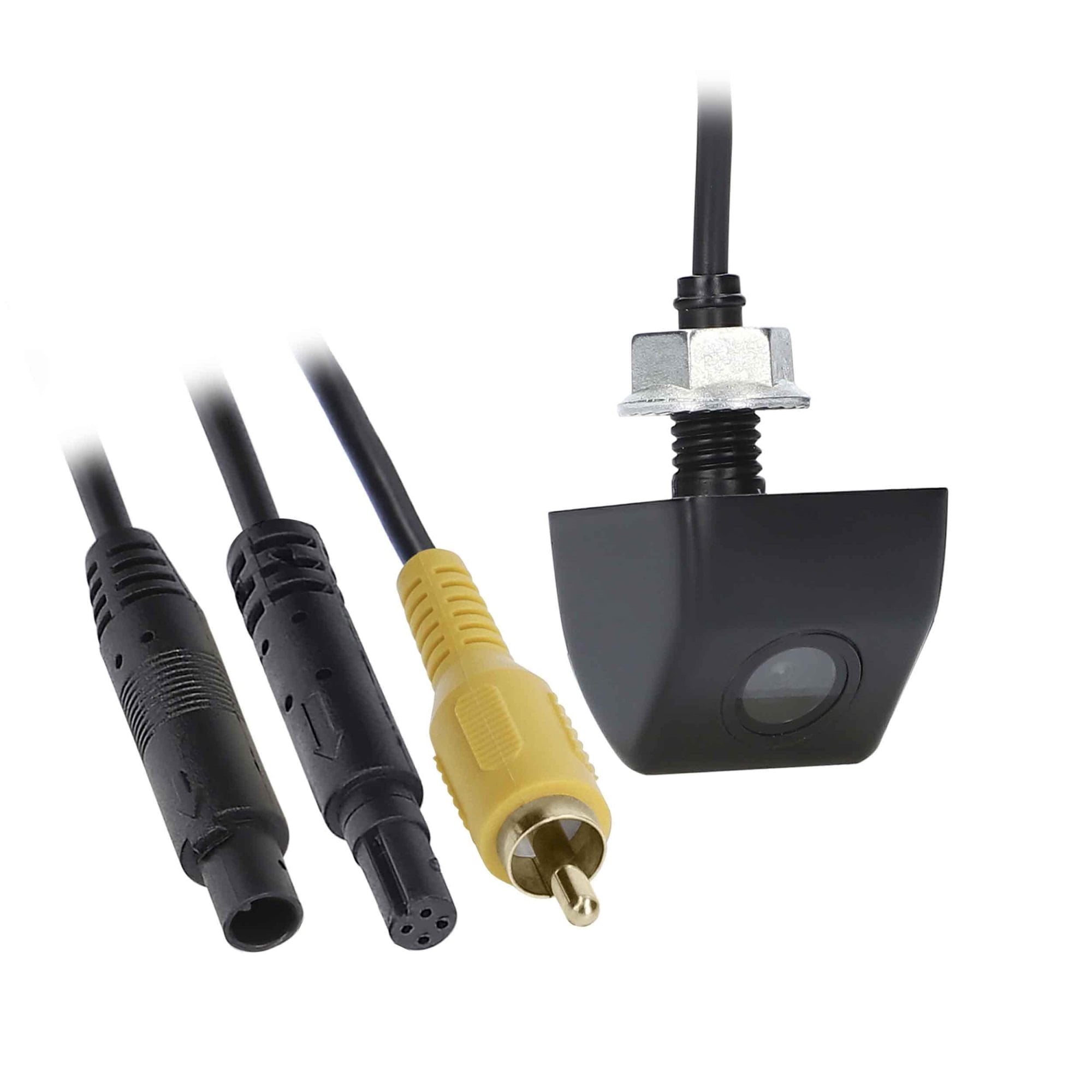 iBeam TE-LPBC Above License Plate Backup Camera with Black Metal ...