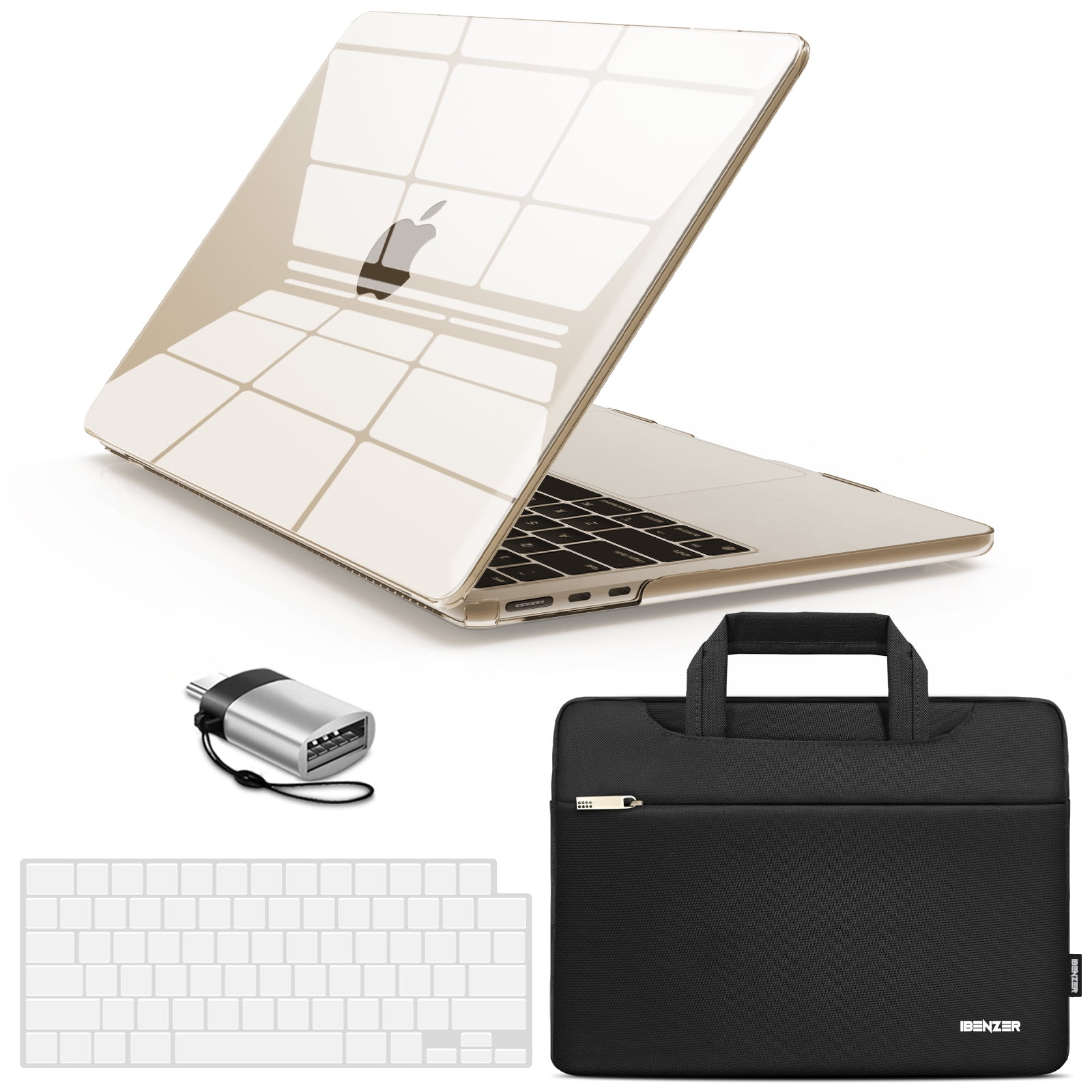 iBenzer Case for 2024 2023 2022 MacBook Air M2 13 inch Model A2681 ...