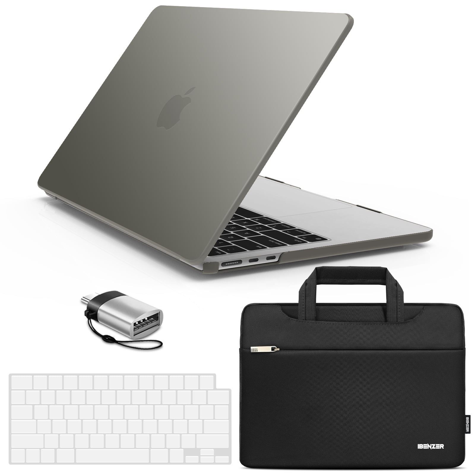 iBenzer Case for 2024 2023 2022 MacBook Air M2 13 inch Model A2681 ...