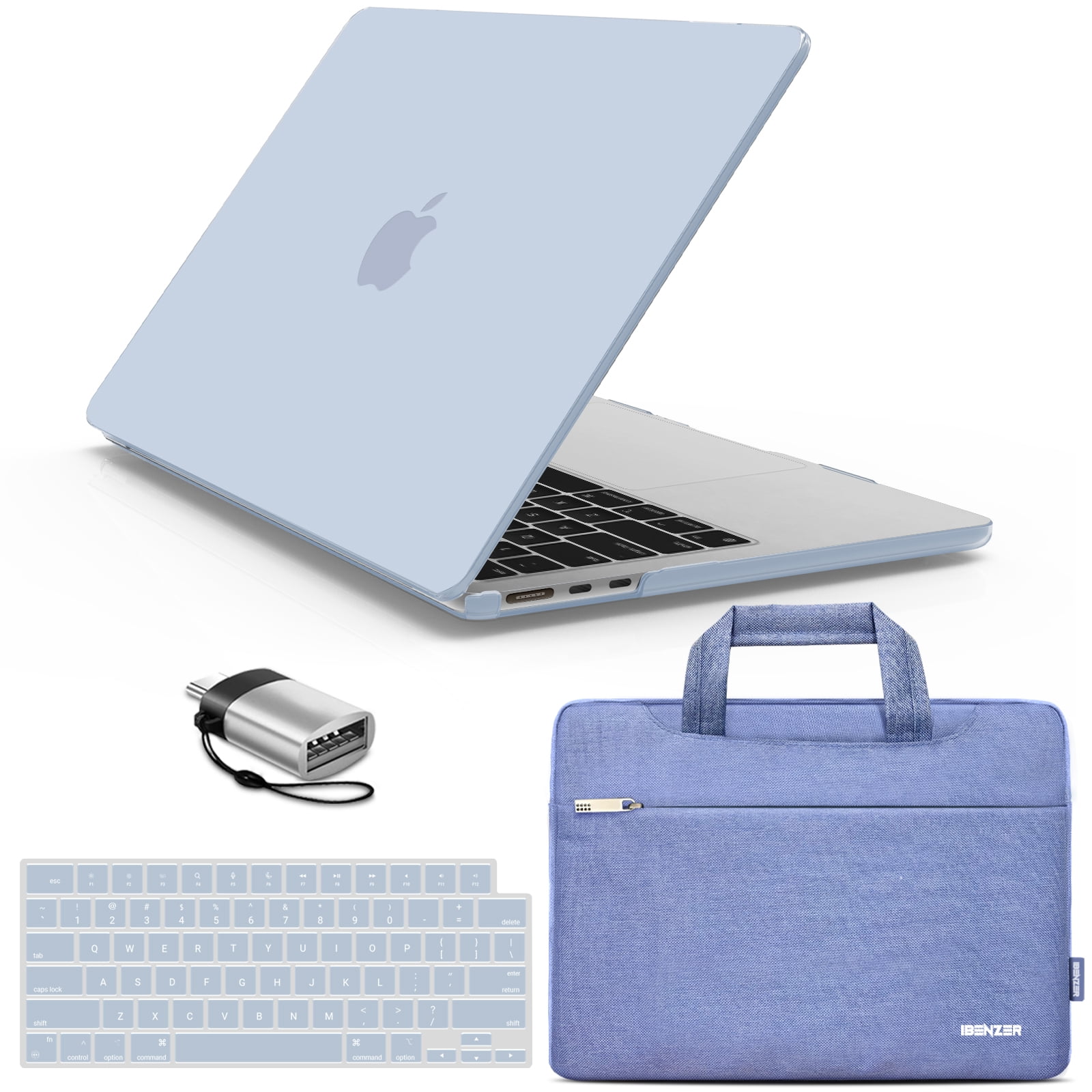 iBenzer Case for 2024-2022 MacBook Air M2 13 inch A2681, Hard Shell ...