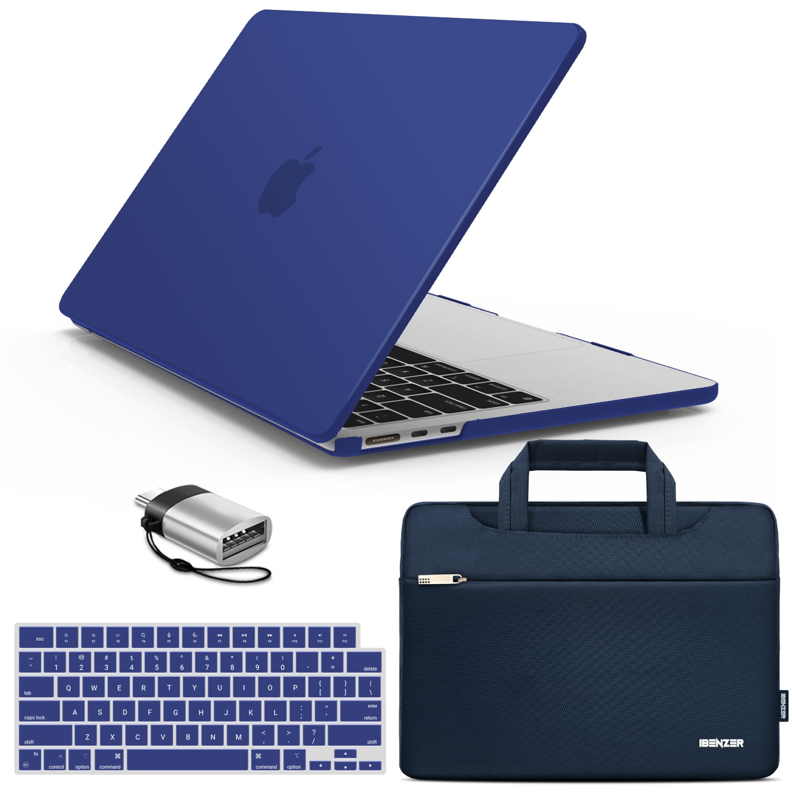 iBenzer Case for 2024 2023 2022 MacBook Air M2 13 inch Model A2681 ...