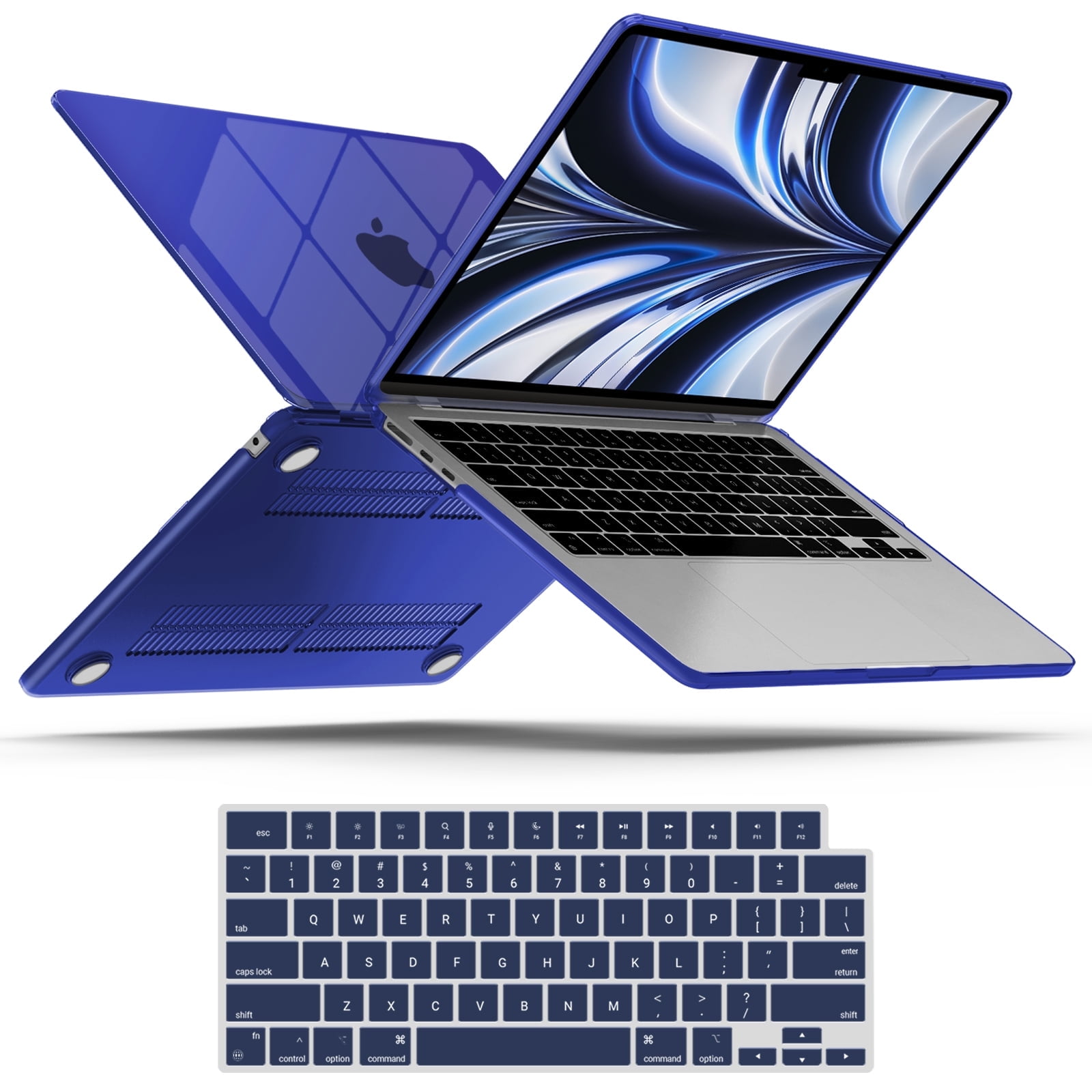 iBenzer Compatible with 2024 2023 2022 MacBook Air 13 inch Case M3 ...