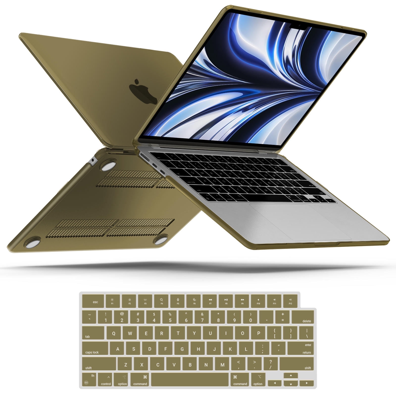 iBenzer Compatible with 2024 2023 2022 MacBook Air 13 inch Case M3 ...