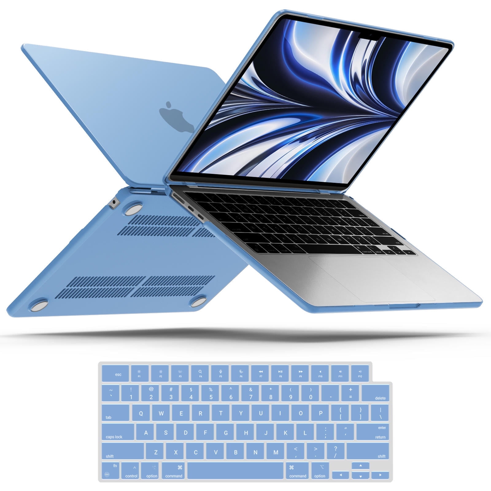 iBenzer Protective Case for 2024-2022 MacBook Air 13 inch, M3 A3113/M2 ...