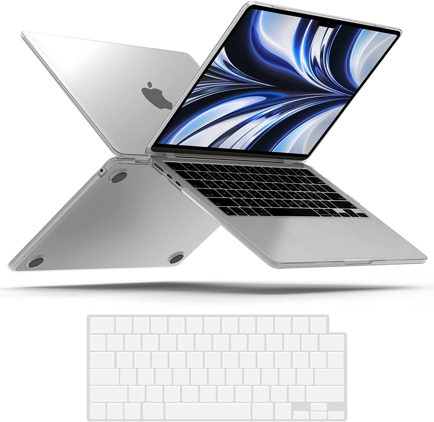 iBenzer Compatible with 2025 2024 2023 2022 MacBook Air 13 inch Case M4 ...