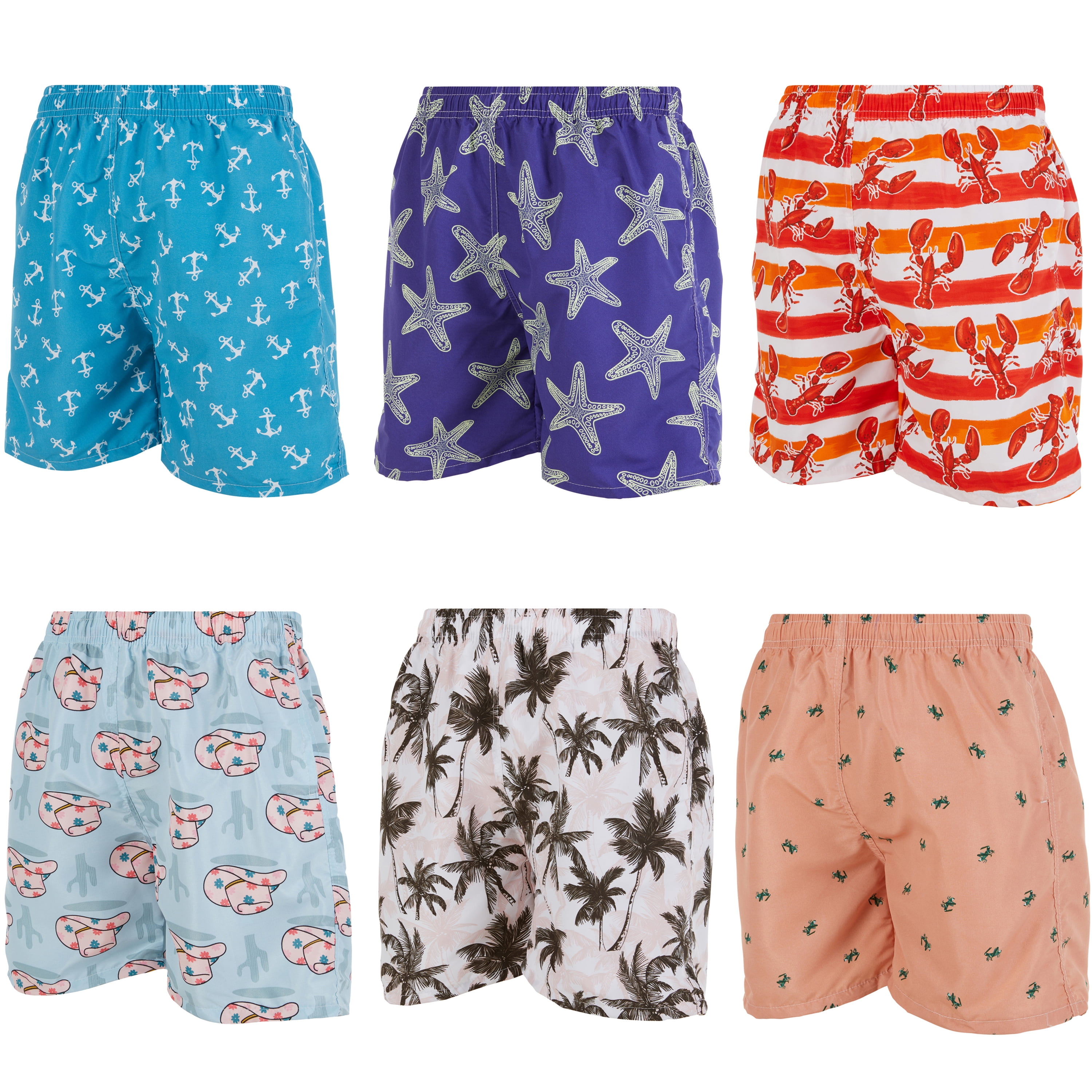 iBerryNY Men Swimming Trunks, Swim Suit, Beach Shorts Mesh Lining, 6 ...