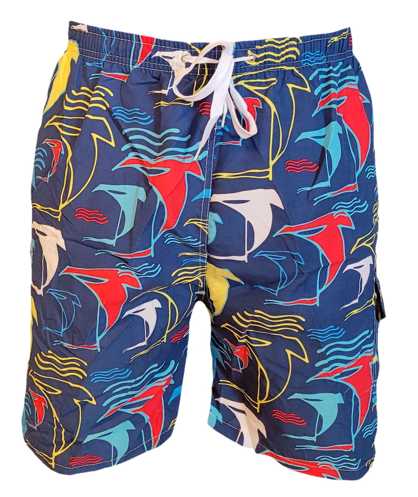 iBerryNY Mens Swim Trunks Swimming Shorts Board Swimwear Cargo Pockets ...