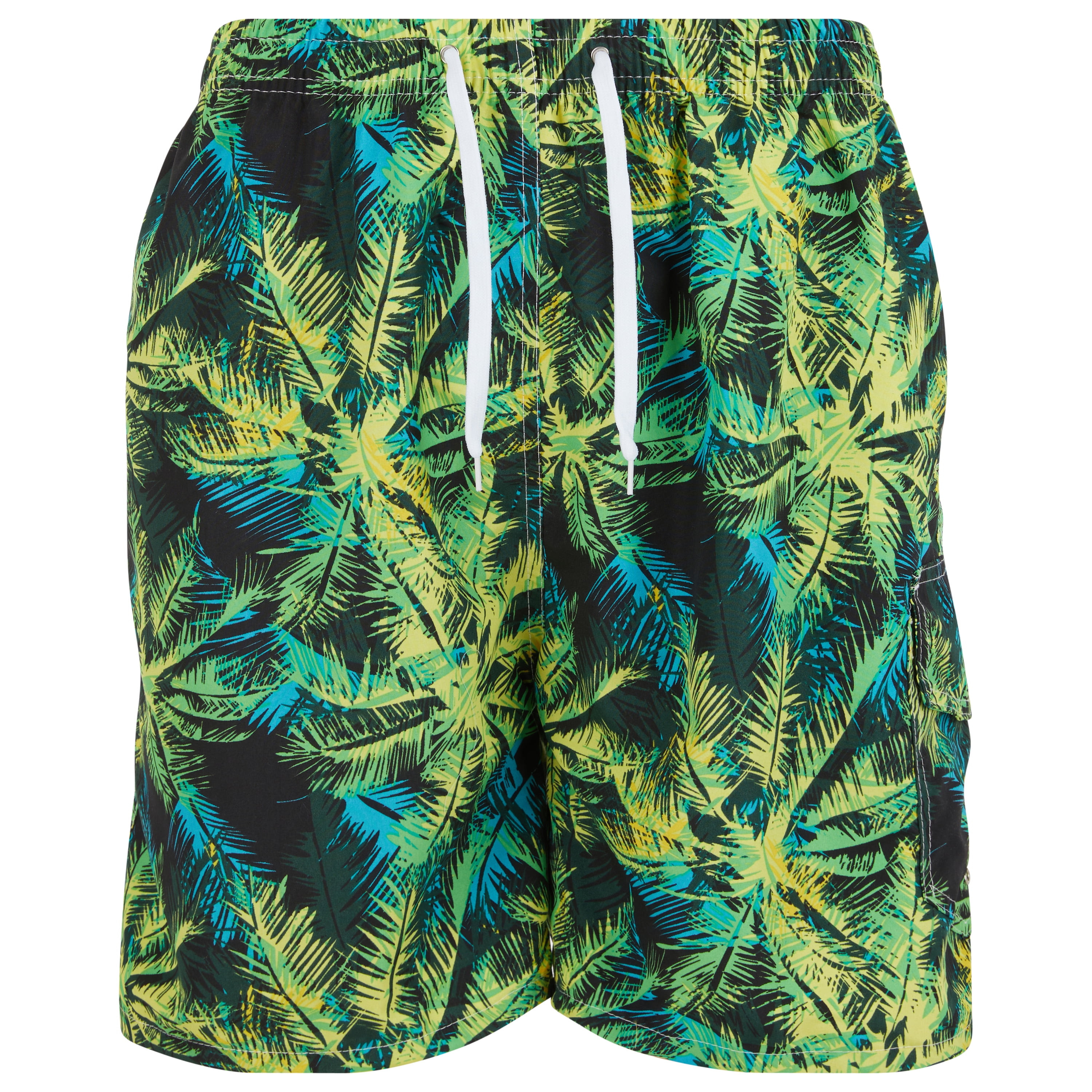 iBerryNY Mens Swimming Trunks Adult Male Shorts Cargo Pockets Mesh ...