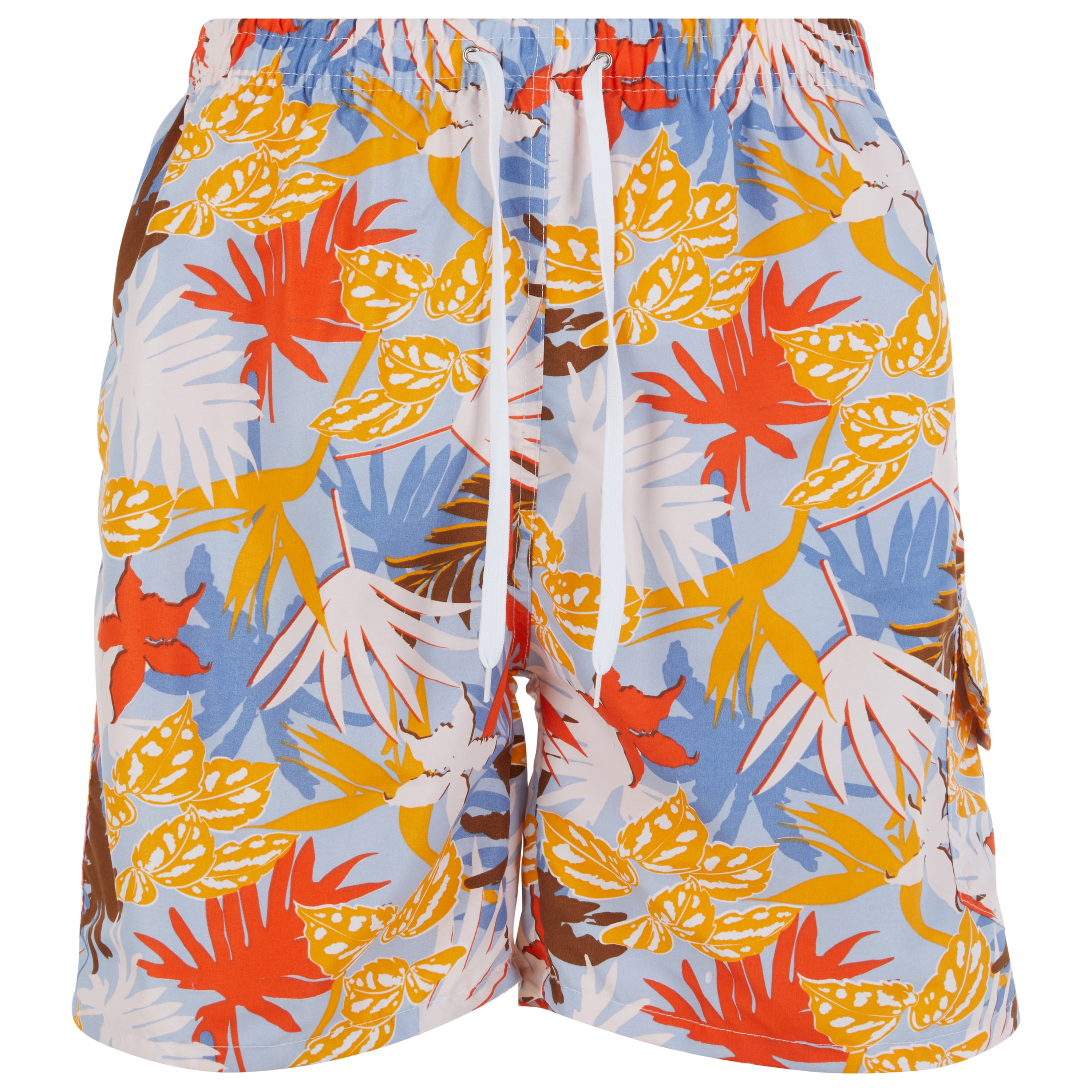 iBerryNY Mens Swimming Trunks, Beach Shorts, Swim Suit Cargo Pocket ...