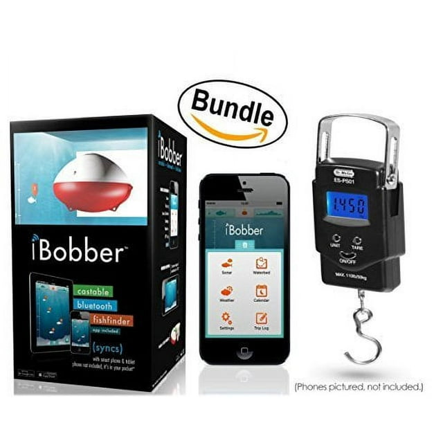 iBobber Bluetooth Smart Fish Finder & Dr. Meter Digital Fishing Scale ...