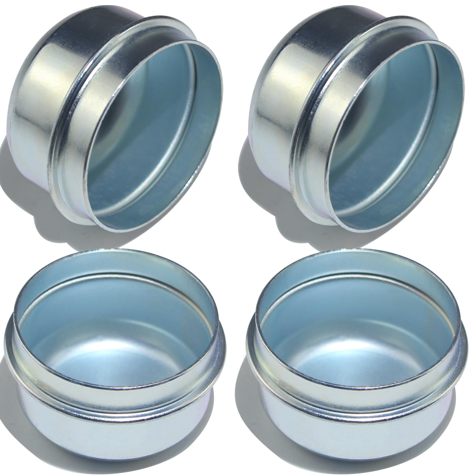 iBroPrat 4pcs Trailer Axle IFF17 Dust Cap Cup Grease Cover 1.98" Hub ...