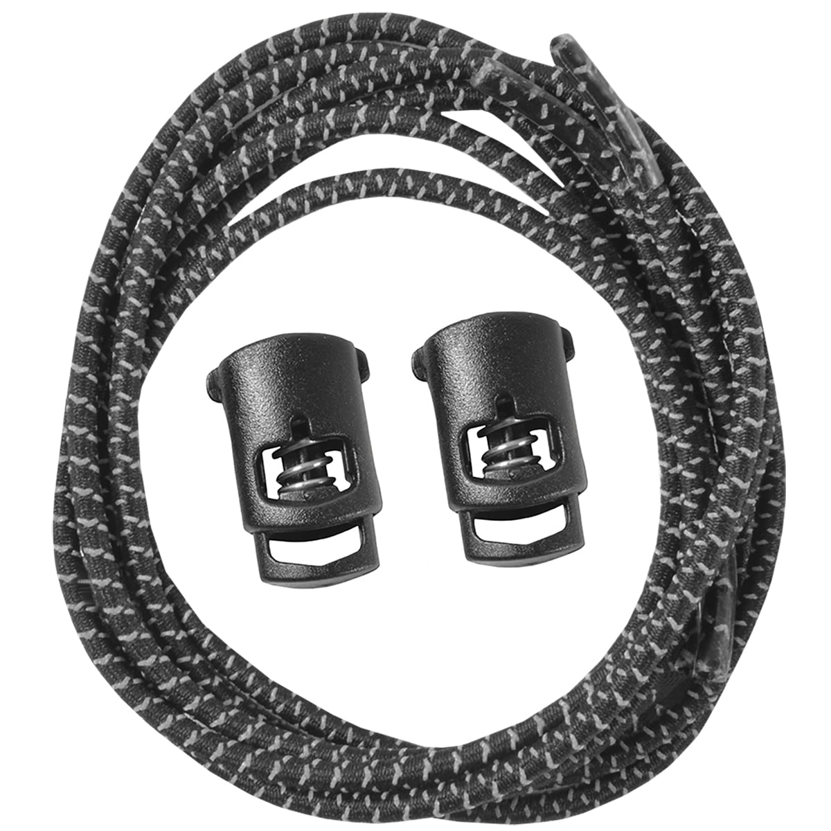 iBungee Reflective Stretch Laces with Race Locks - Walmart.com