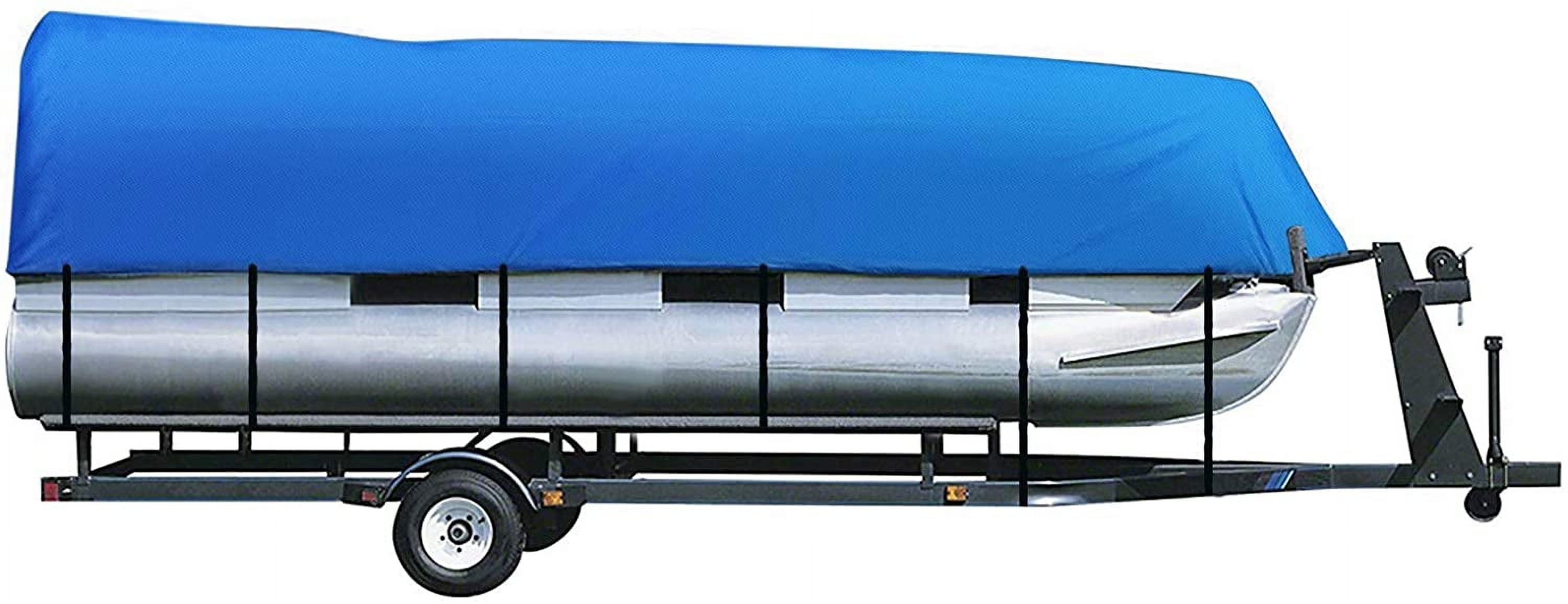 iCOVER Waterproof Trailerable Pontoon Boat Cover, 21'-24' Long, Beam ...