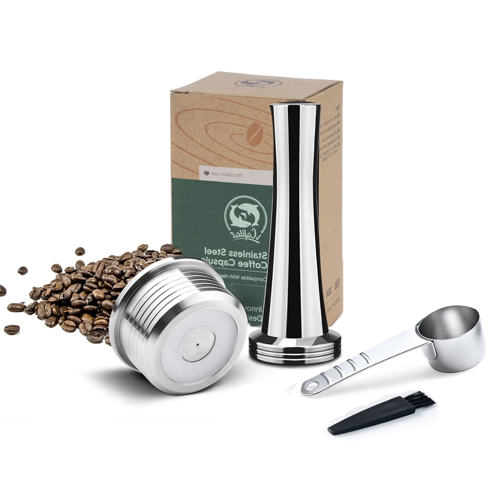 iCafilas Stainless steel Refillable Coffee Capsule Coffee Filters Cup ...