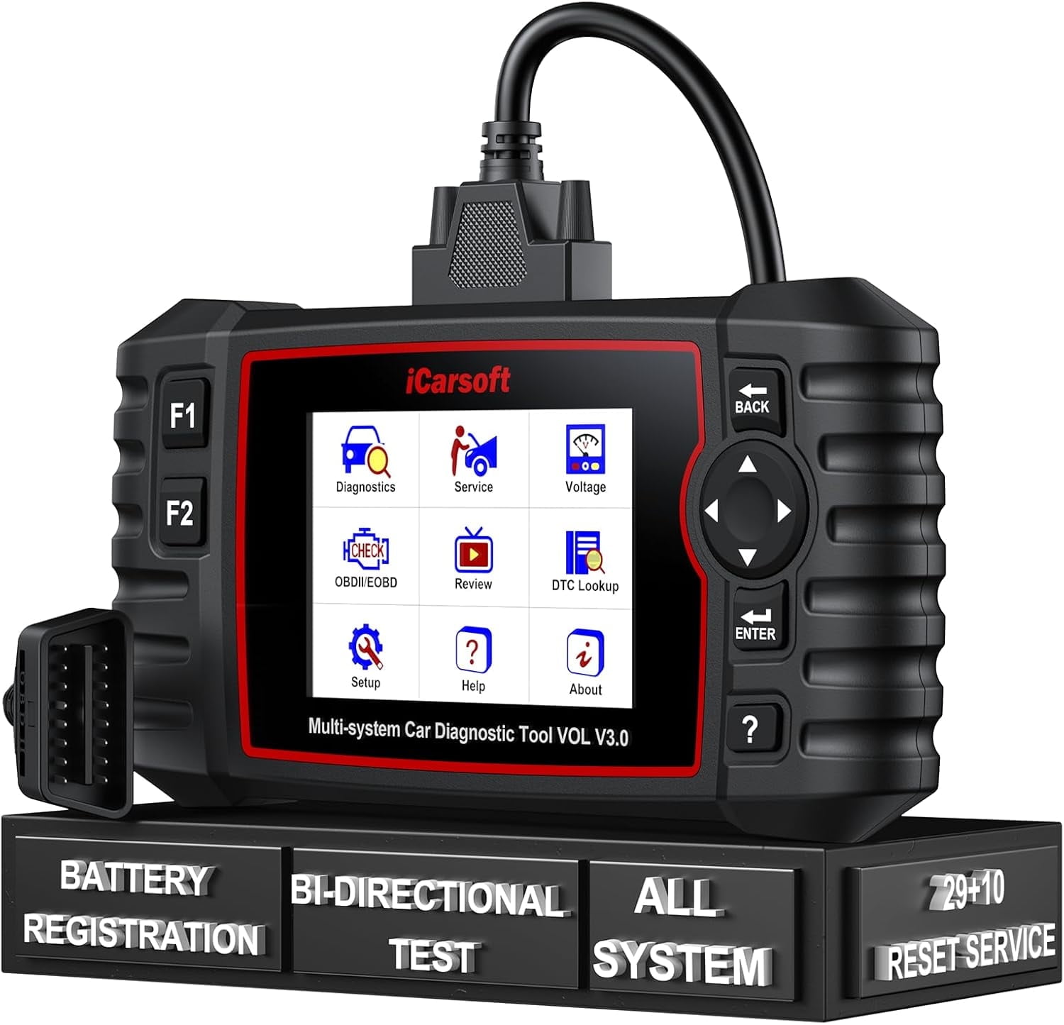 iCarsoft Bidirectional Diagnostic Scanner for Volvo/SAAB, Upgraded VOL ...