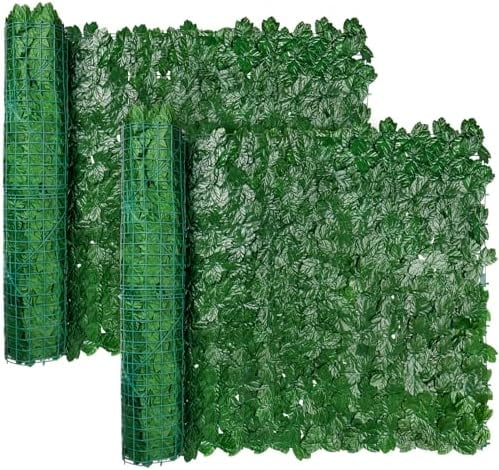 iCover Artificial Ivy Privacy Screen for Fence, 39x98in Strengthened ...