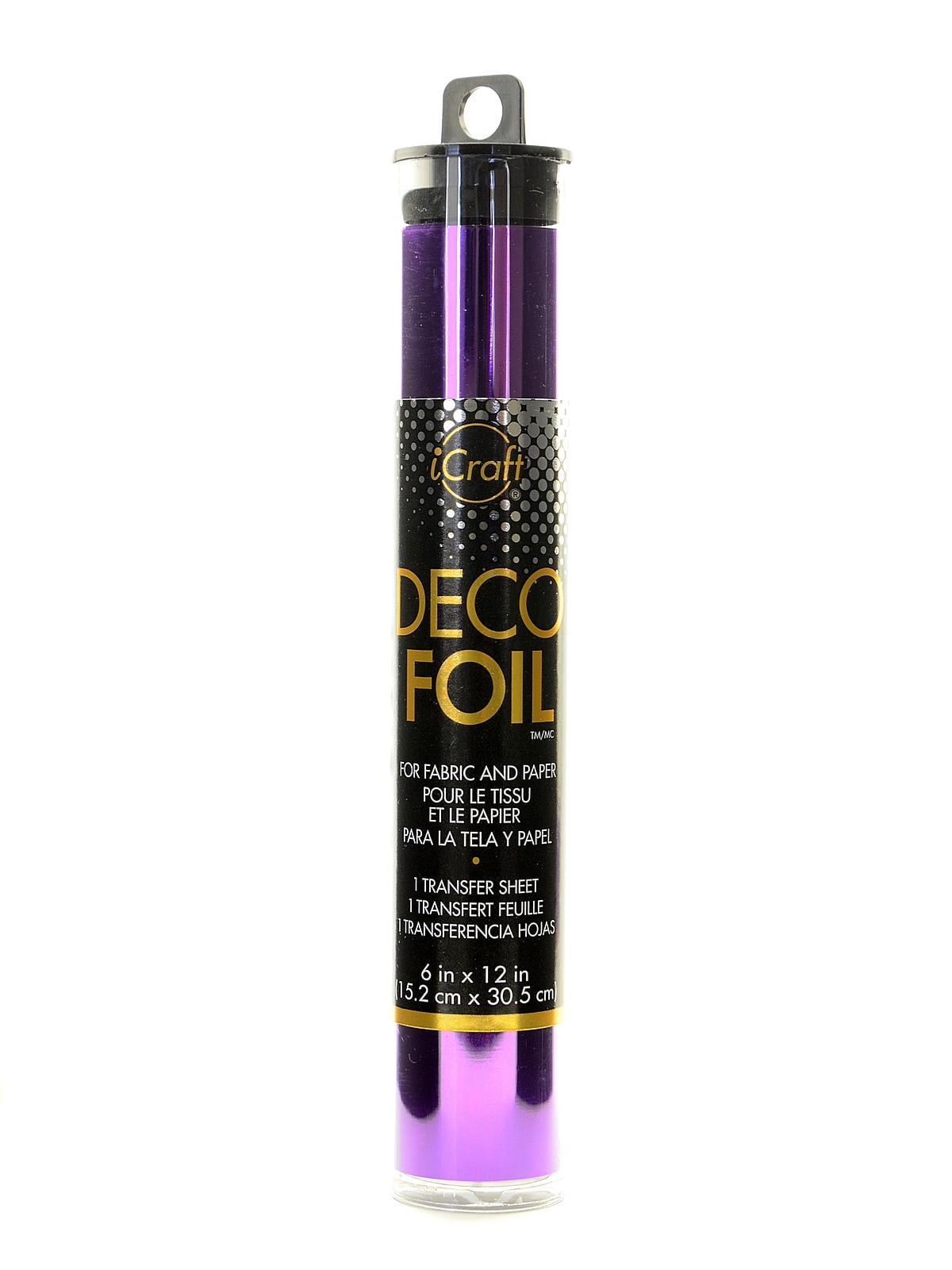 iCraft Deco Foil 6 in. x 12 in., sheet, purple (pack of 6) - Walmart.com