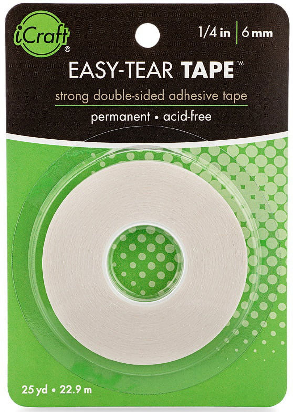 iCraft Easy-Tear Tape-.25"X25yd - Walmart.com