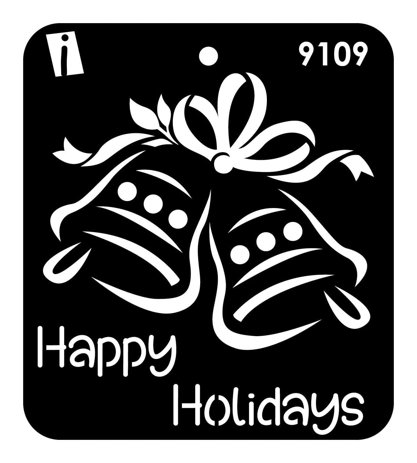 iCraft Mini Craft Stencils for DIY Art Craft i9109 Size 4 x 4 ReUsable ...