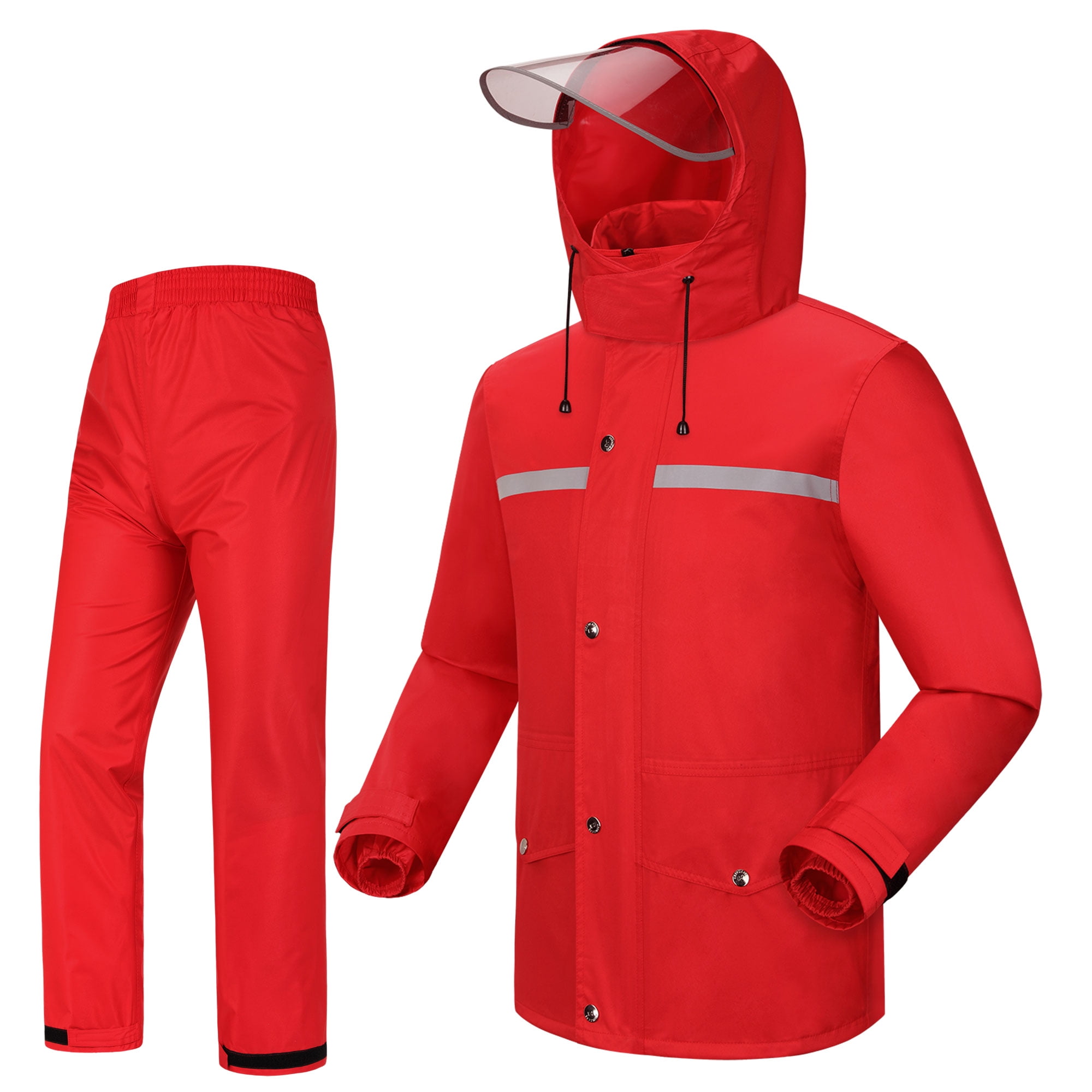iCreek Rain Suit Jacket & Trouser Suit Raincoat for Men & Women Outdoor ...
