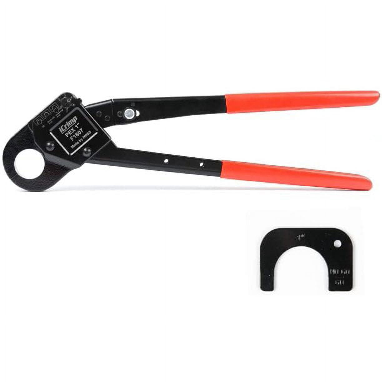 iCrimp 1" Angled Head PEX Crimping Tool for 1" Copper Pex Crimps Rings ...