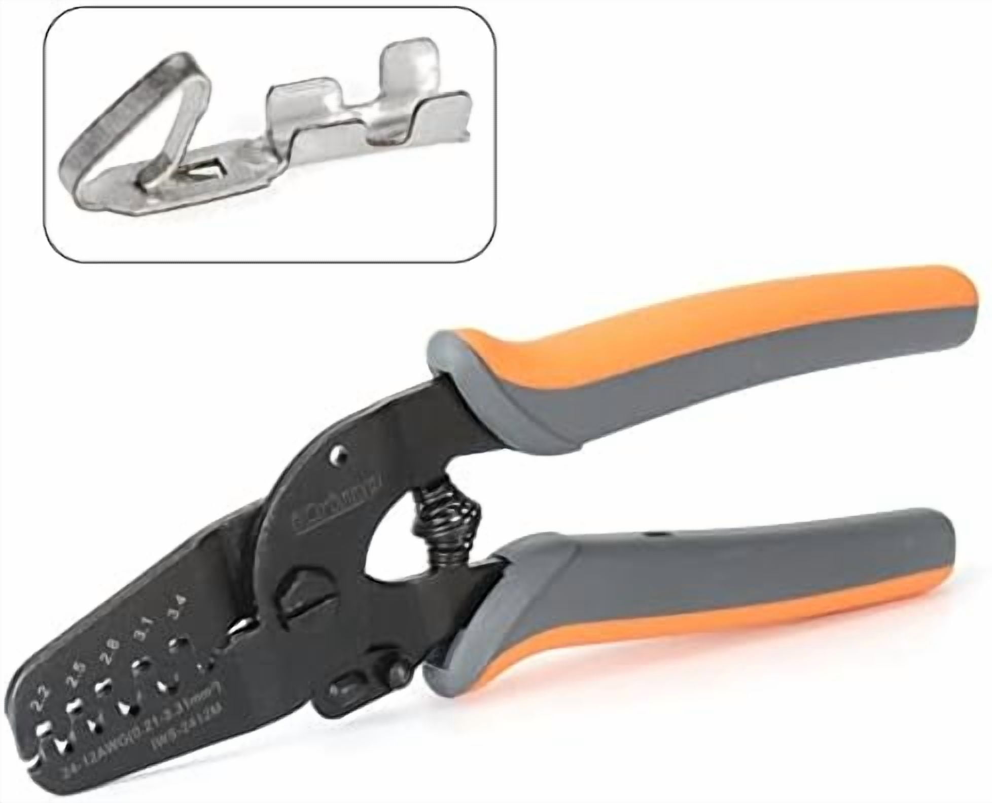 iCrimp Open Barrel Crimping Tools Works on AWG24-12 JAM, Molex, Tyco ...