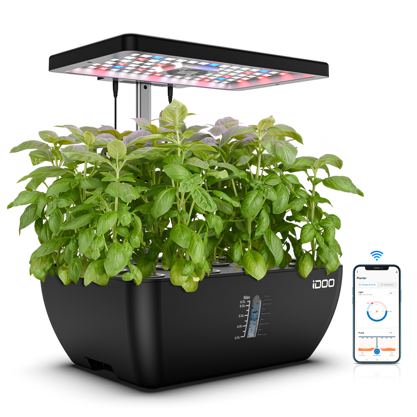 Leafy Desktop Hydroponics & Grow Light System - Walmart.com