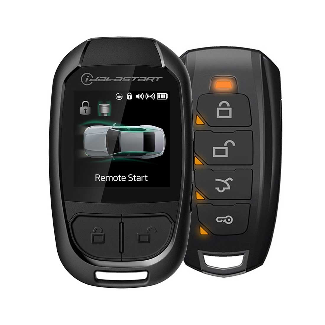 iDataStart RF4652AE 2-Way LCD 5-Buttons 6000ft. Long Range Remote ...