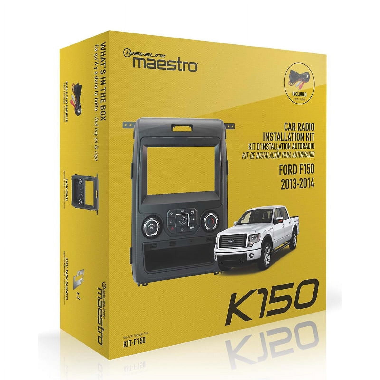 iDatalink KIT-F150 K150 Dash Kit for 2013-2014 Ford F150 Trucks ...