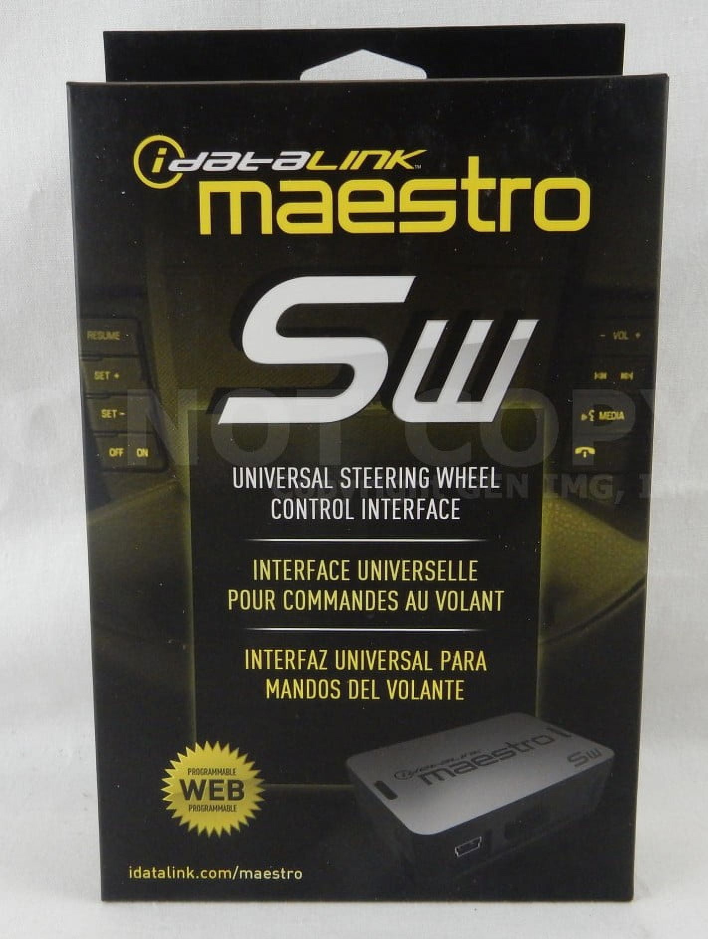 iDatalink Maestro SW ADS-MSW Universal Steering Wheel Integration Module - Walmart.com