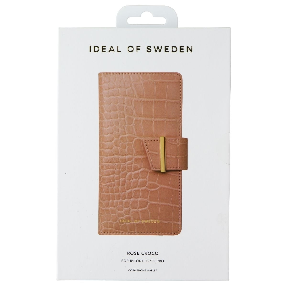 iDeal of Sweden Phone Wallet Case for iPhone 12 and 12 Pro - Rose Croco ...