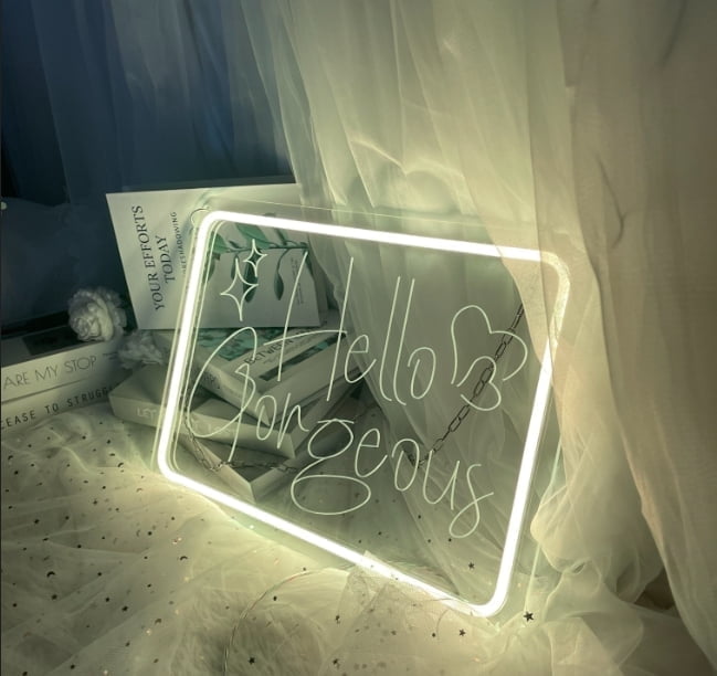 iDecoMart Hello Gorgeous Neon Signs, Adjustable Multi-Color LED Neon ...