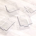 iDesign 4-Piece Clear Plastic Storage Organizer, Bathroom Cabinet ...