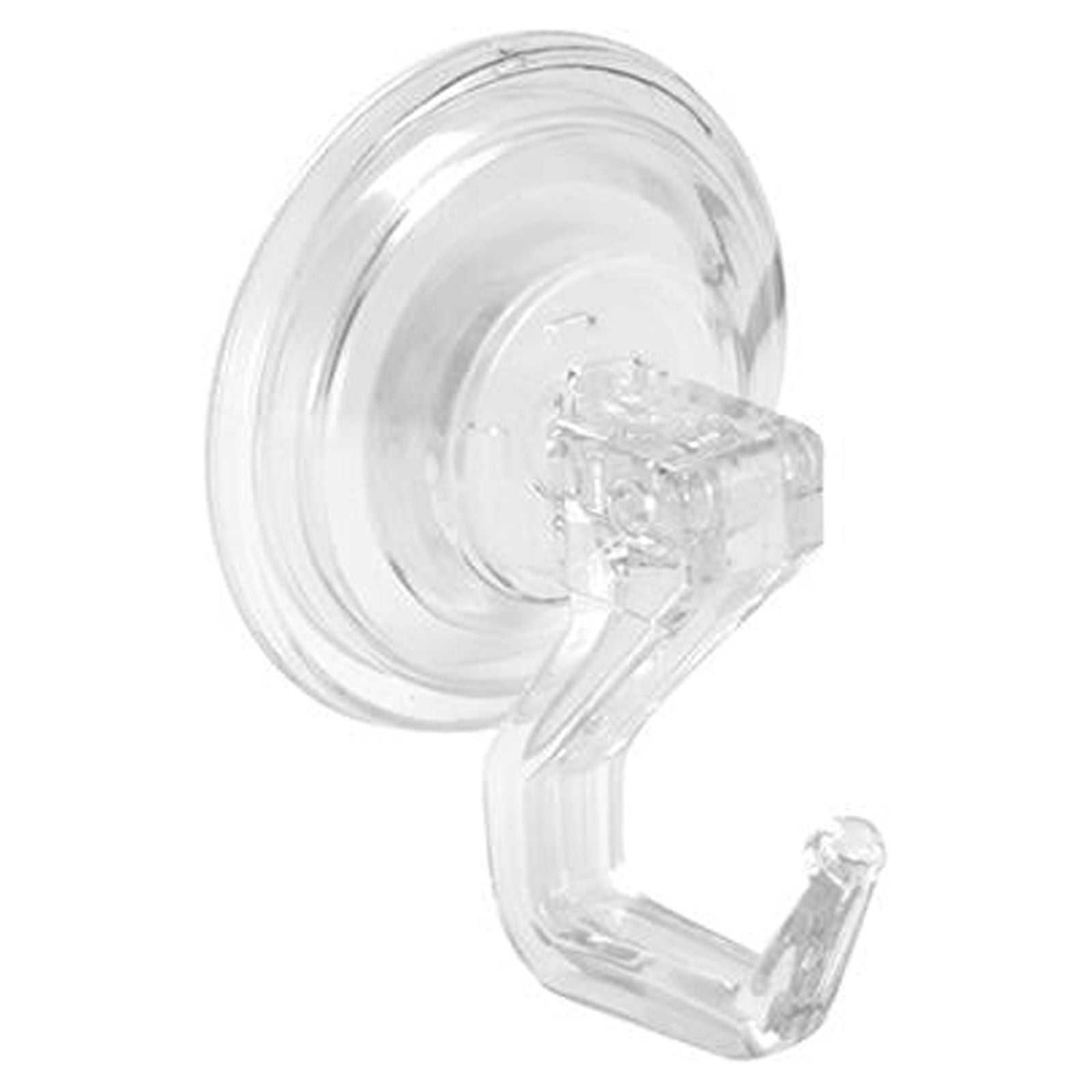 iDesign 52820 Power Lock Shower Hook, Clear Plastic, 2-Pk. - Quantity 6 ...