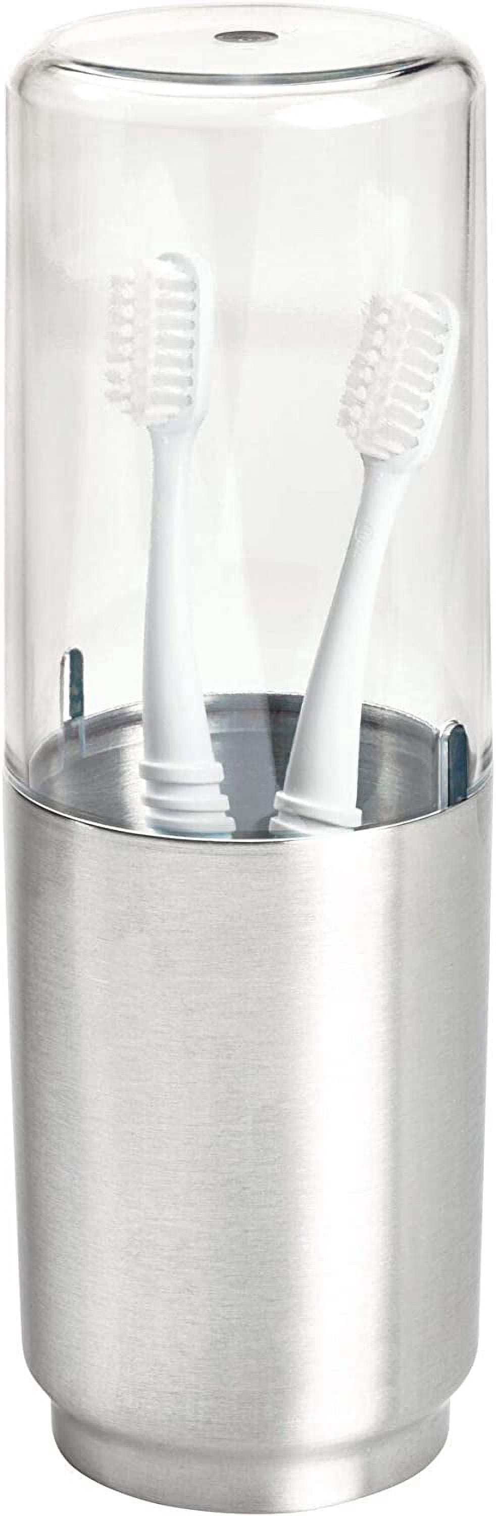 iDesign Austin Metal Covered Holder Stand, Holds Regular and Electric ...